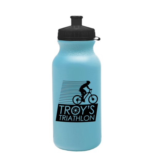 The Omni 20 Oz. Bike Bottles With Tethered Push Pull Cap | Custom Printed As Low As $1.49